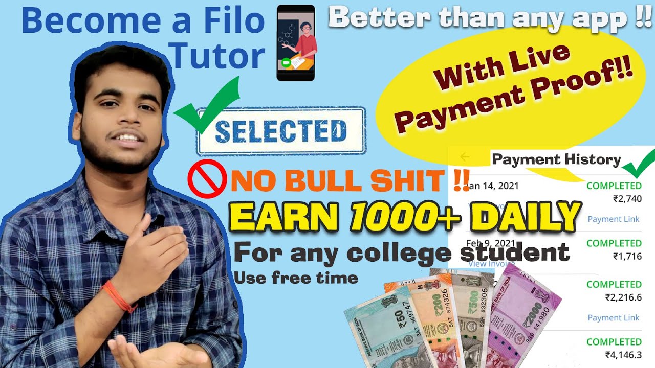 Filo Tutor Best App To Earn Money In Lockdown Take Live Calls Best Filo Tutor Best App To Earn Money In Lockdown Take Live Calls Best