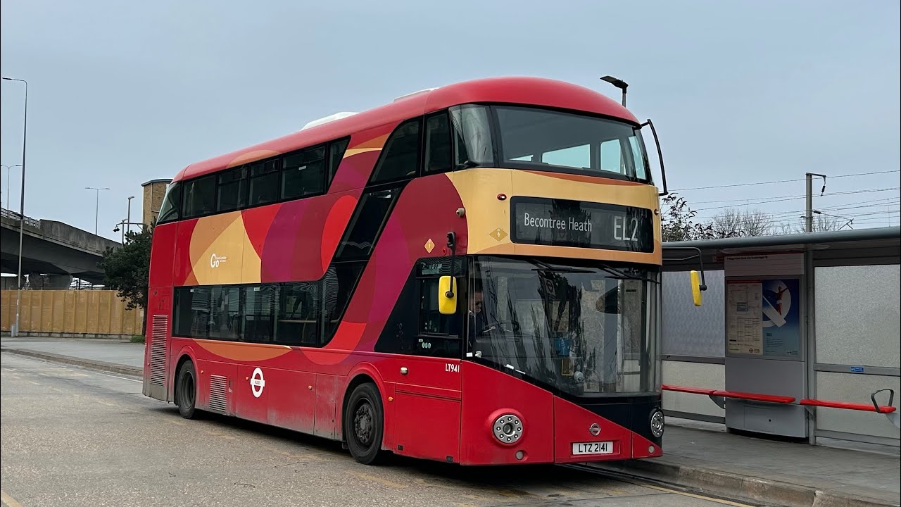 FULL ROUTE VISUAL|Blue Triangle Bus Route EL2|Becontree Heath ...