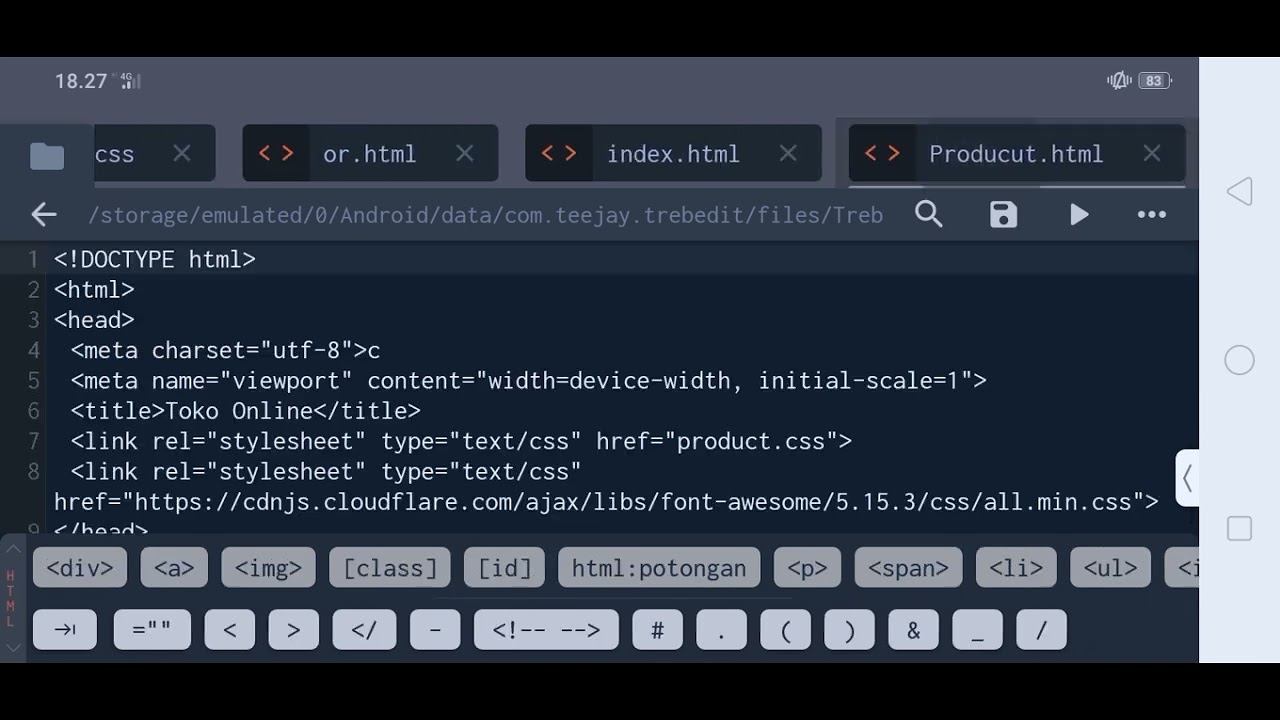 TUGAS PAT CODING (MEMBUAT TOKO ONLINE/OLSHOP) - YouTube