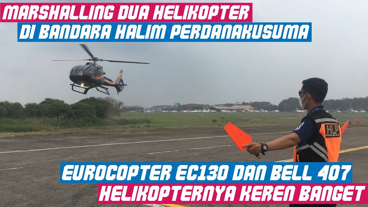 Ternyata begini cara Marshalling Helicopter! Sekali landing dua ...