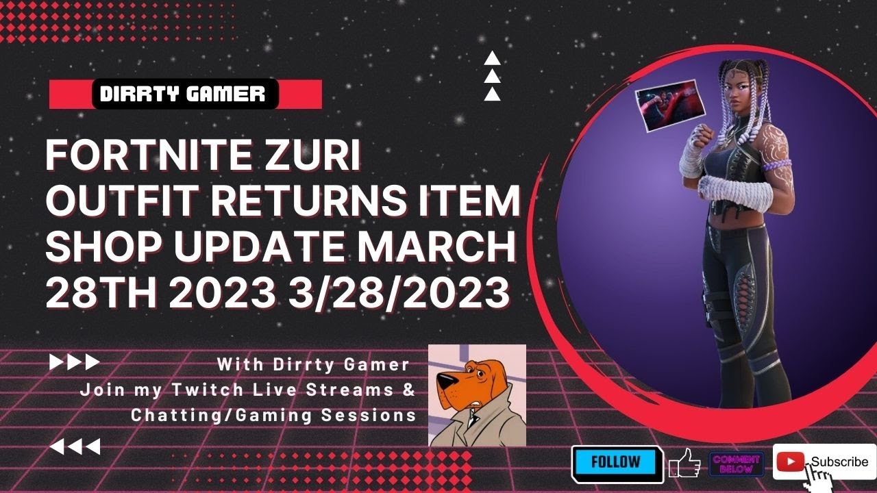 Fortnite Zuri Outfit Returns Item Shop Update March 28th 2023 3/28/23 - YouTube