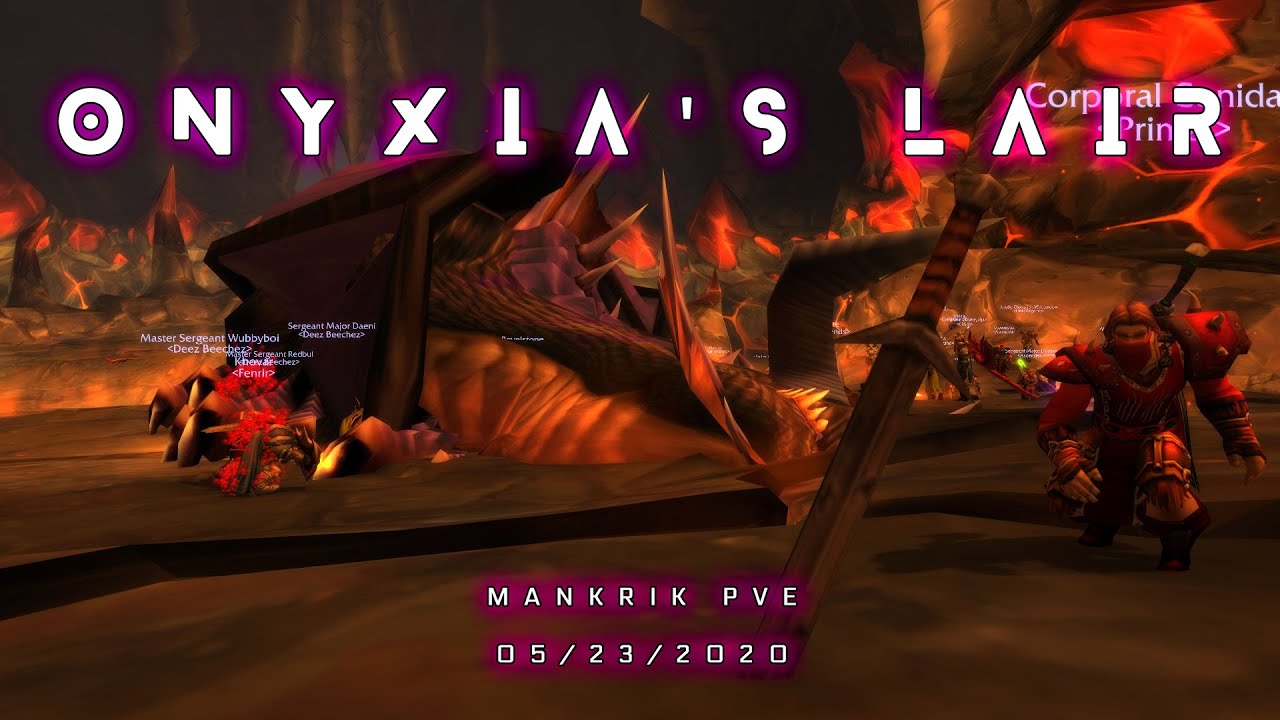 Classic Onyxia Boss Fight (Deez Beechez, Mankrik PVE) - YouTube
