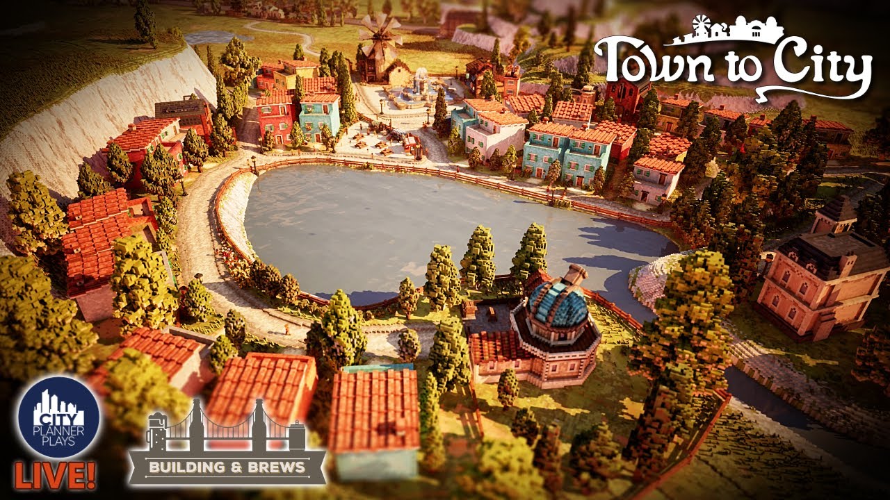 Let's build a cozy town in Town to City... Live! | Building & Brews ...