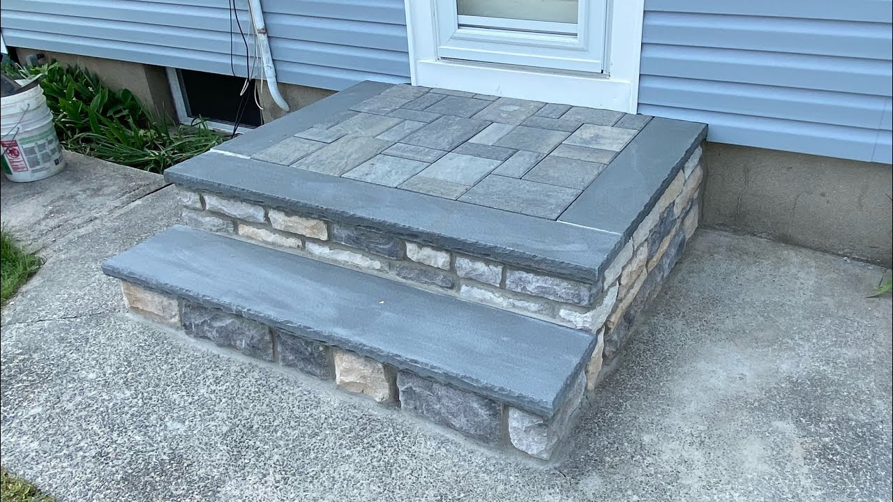 Building a Masonry Porch Step by Step - YouTube