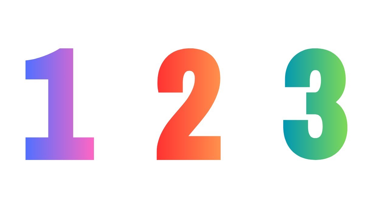 Numbers 123 | 123 Counting for kids | Learn Numbers from 1 to 10 ...