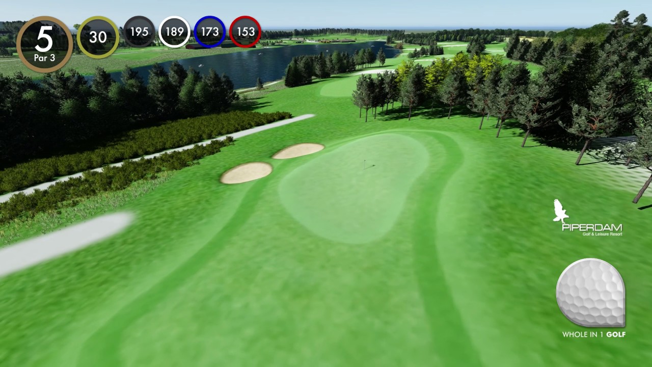 Piperdam Golf Club - Hole 5 - YouTube