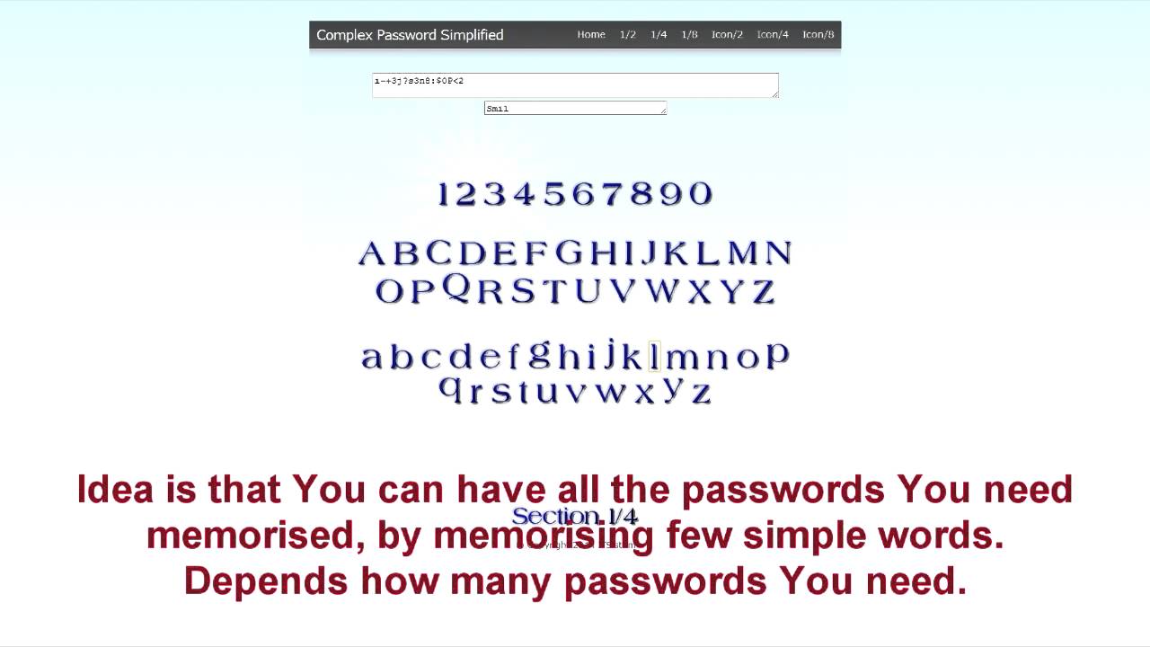 Complex password creator - portbill