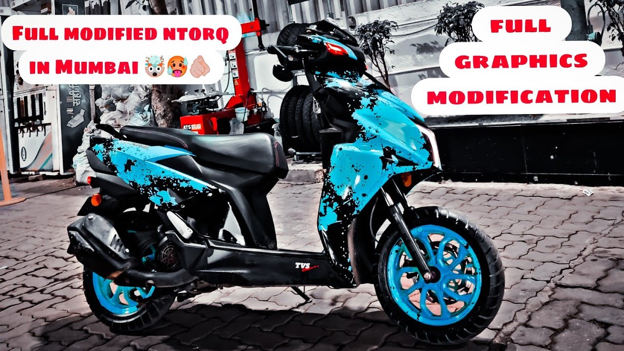 PART 2 | Full Modified Ntorq in mumbai 🥵🤯😳 | ntorq modification | # ...