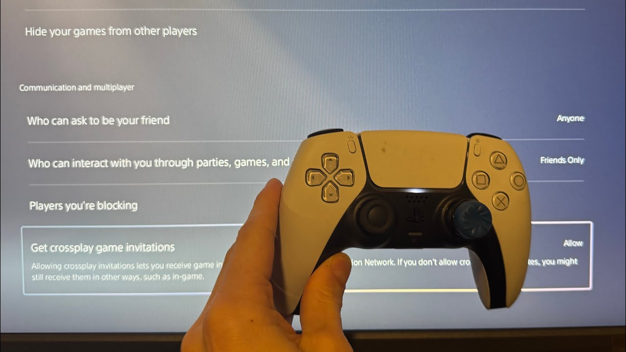 PS5 Pro: How to Turn On/Allow Crossplay Game Invitations Tutorial ...