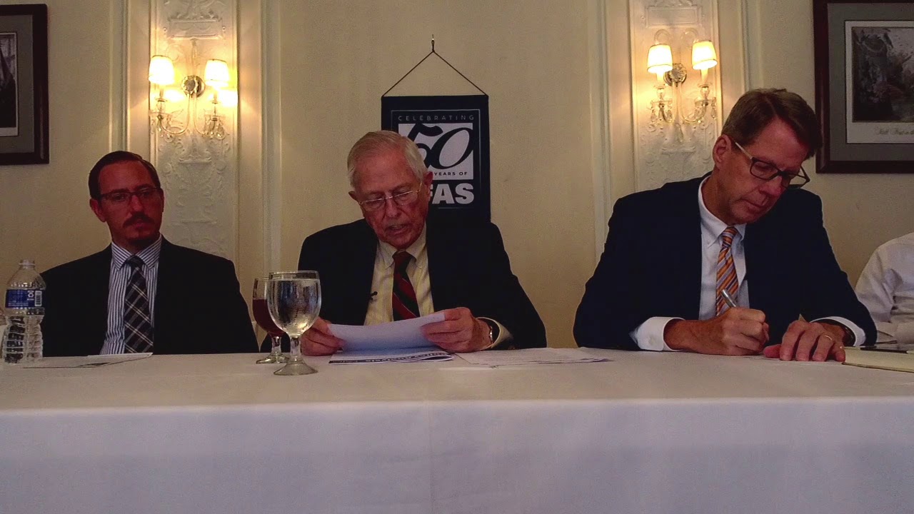 Judge James L. Buckley Shares Wisdom with TFAS Law Fellows - YouTube