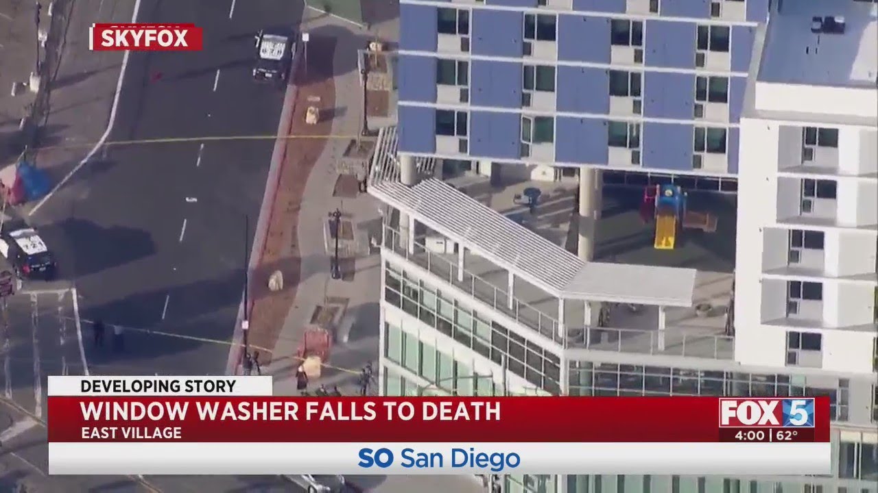 Window Washer Dies After Falling 8 Floors From Downtown Building: SDPD ...