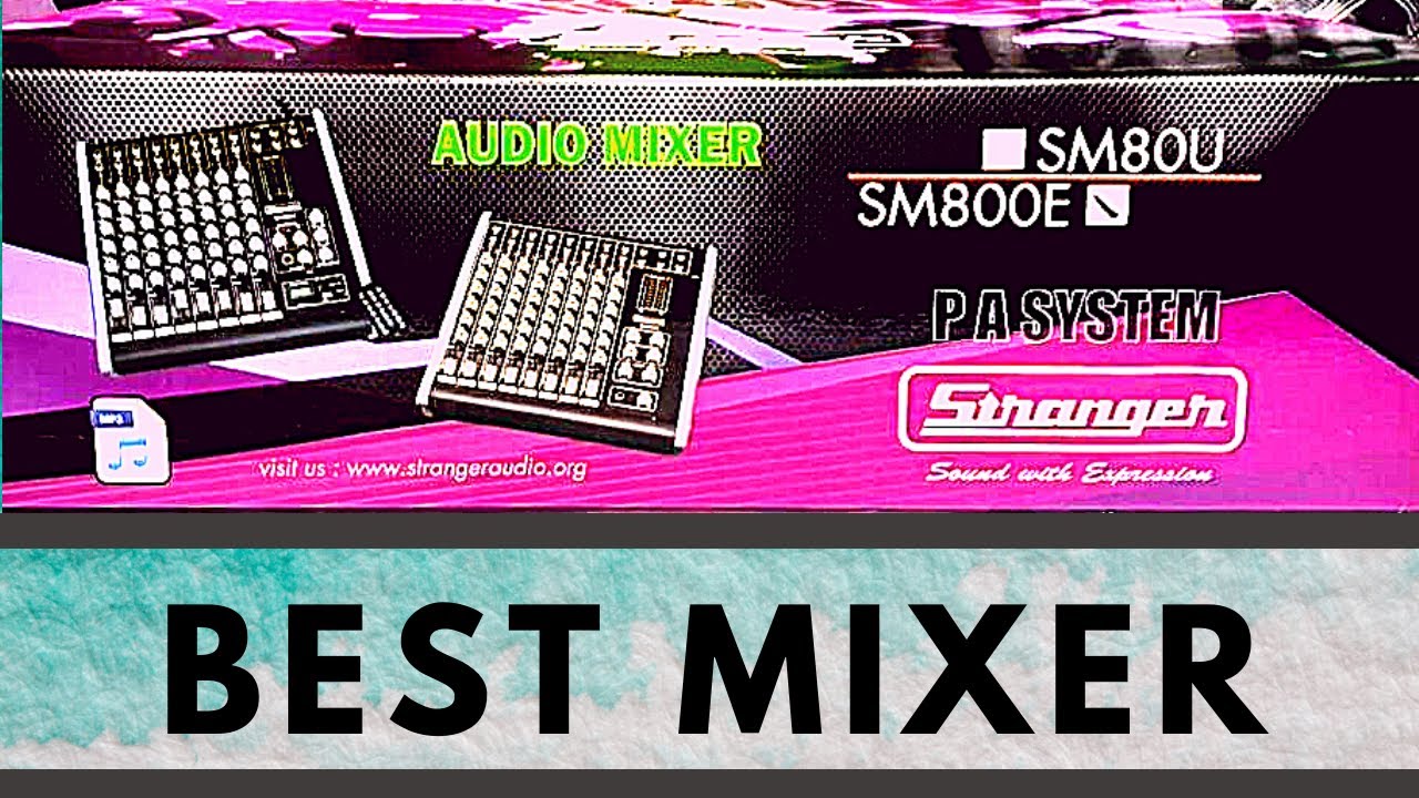 BEST MIC AUDIO MIXER - YouTube