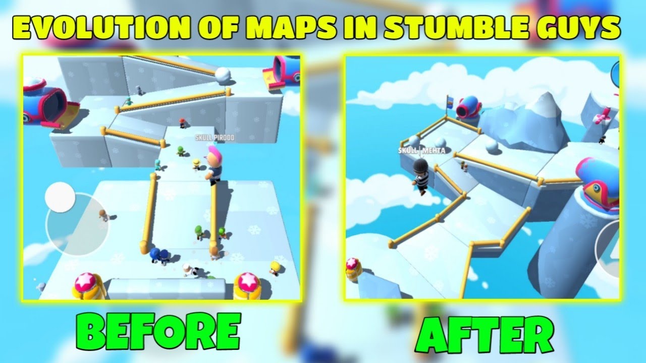 Evolution Of Maps In Stumble Guys #1 || Stumble Guys Evolution Series ...