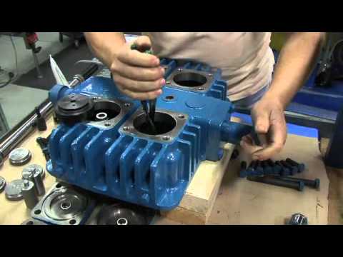Replacing the Valve in a Blackmer LB601 compressor - YouTube