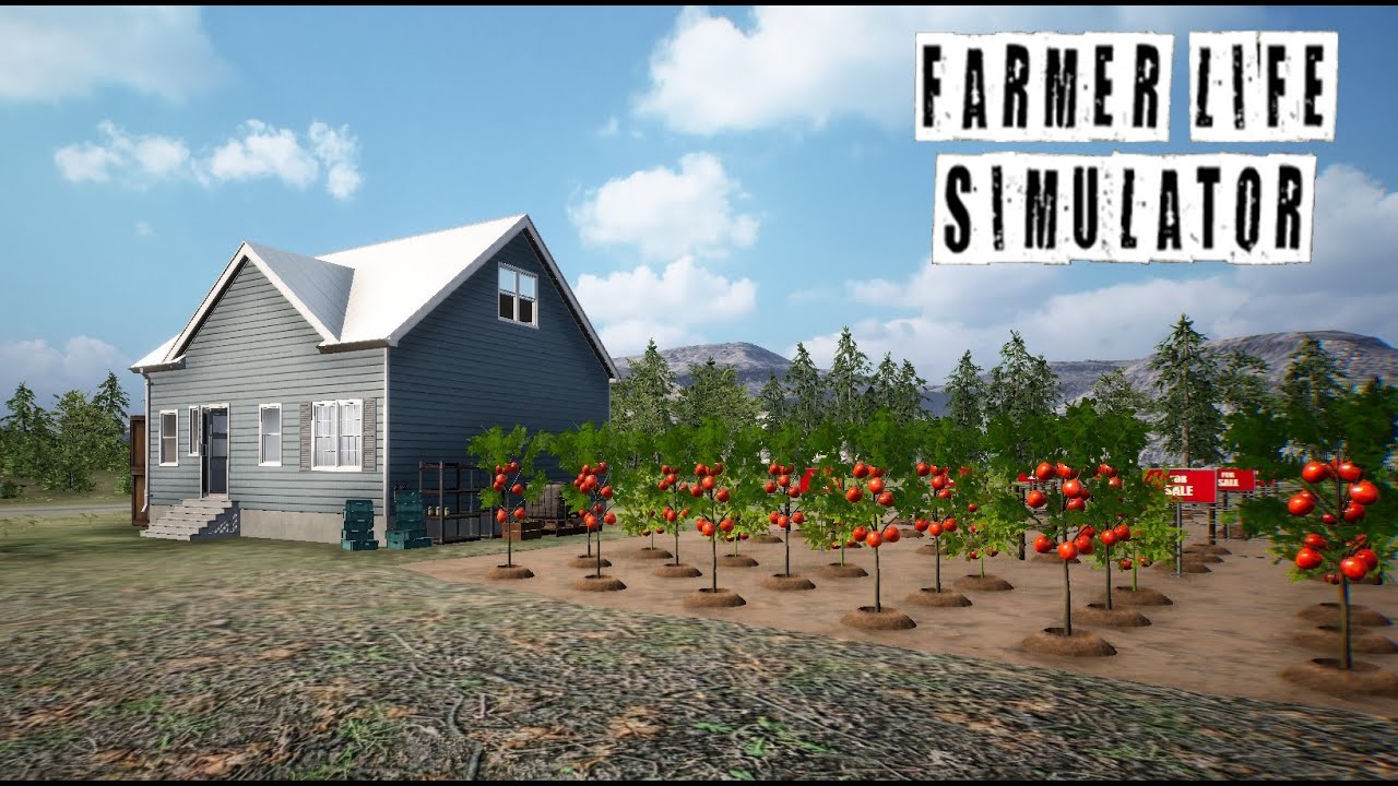 The Start Of A New Farm ~ Farmer Life Simulator - YouTube