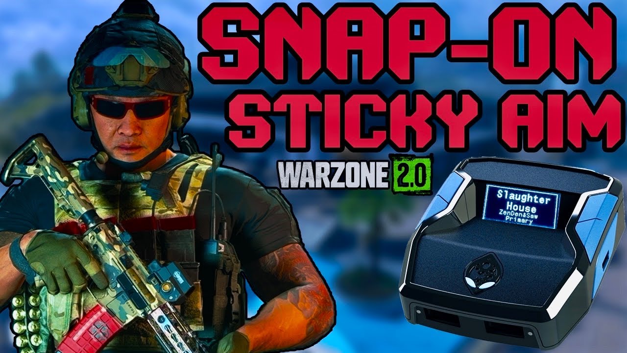 Overpowered SNAP-ON STICKY Aim Assist for ASHIKA ISLAND (WARZONE 2.0) - YouTube