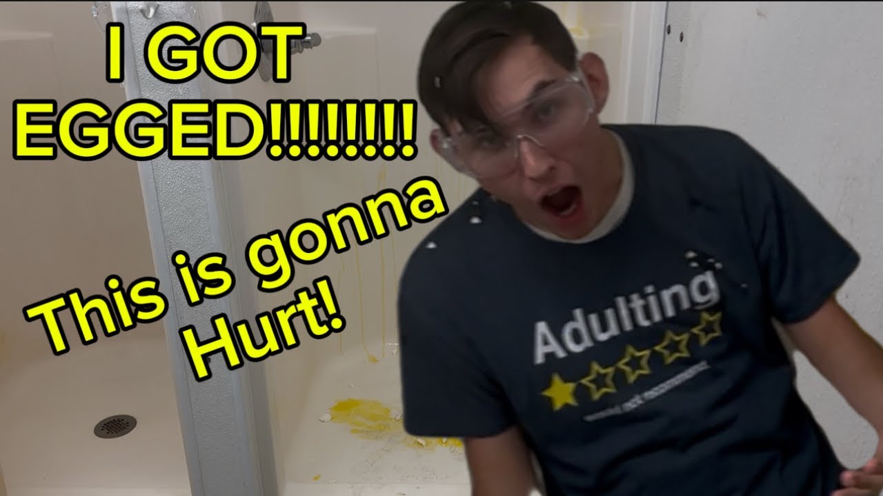 I GOT EGGED BY THREE GUYS!!! - YouTube