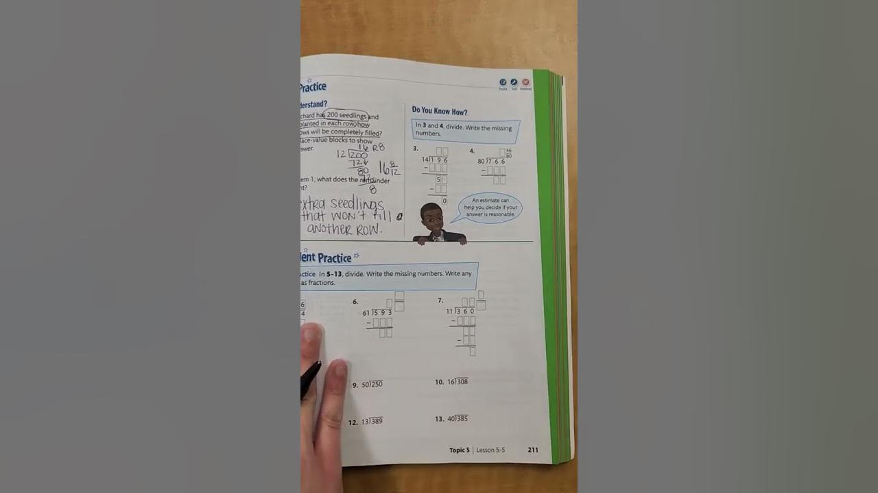 Savvas Lesson 5-5: Use sharing to Divide: 2-Digit Divisors - YouTube