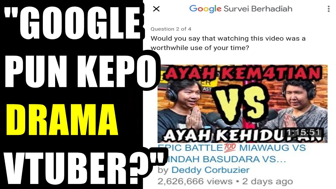 njir, yang benar aja Google..?! - YouTube