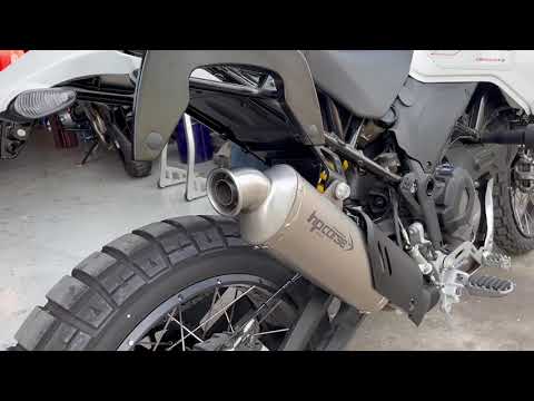 Ducati Desert X 950 2022-2023  HPcorse Slip on Short Titanium + HP Link pipe  BY TPpowersport group