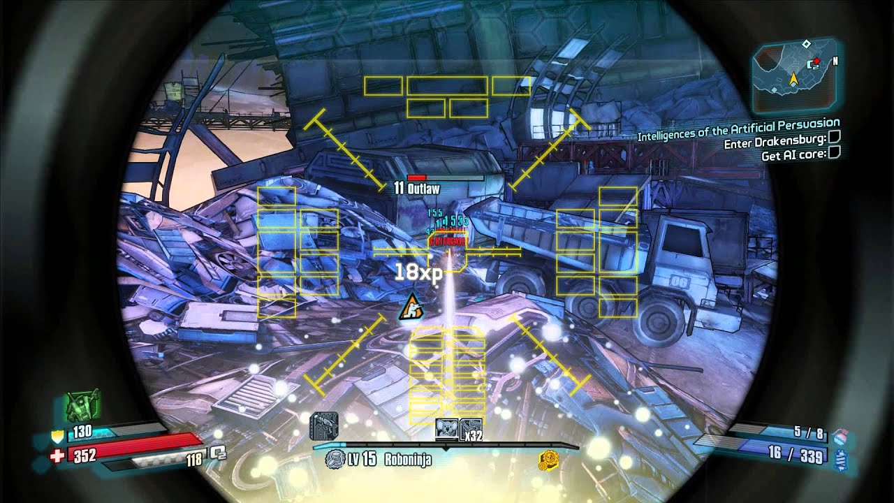 Borderlands PreSequel 2014 awesome laser gun I found. never miss! - YouTube