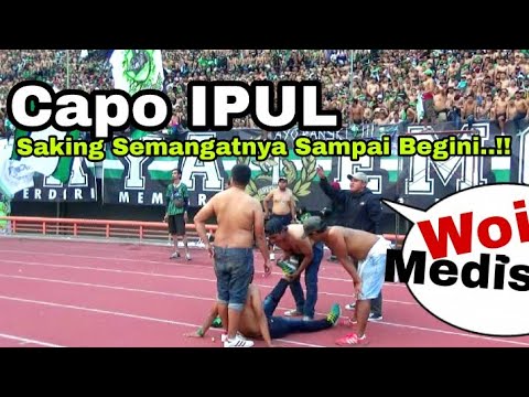 Lagi Asik Pimpin Chant, Capo ipul Tiba-tiba Terduduk dan Ga kuat ...