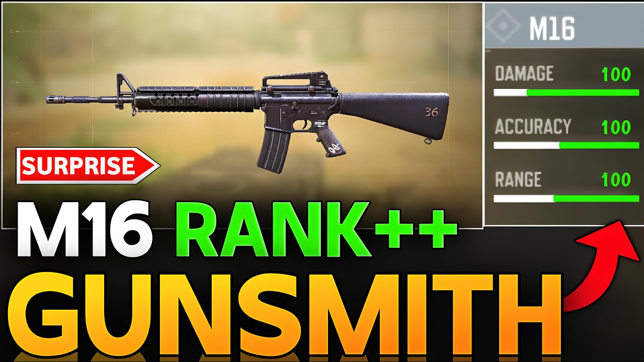 GOT SURPRISE AFTER USING THIS M16 GUNSMITH IN CALL OF DUTY MOBILE ...