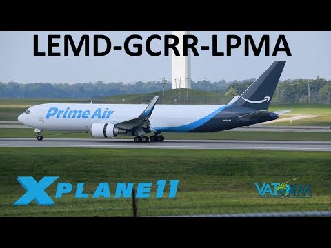 X-Plane 11 | New Lanzarote Scenery + GIVEAWAY!! | B763F & B737 | VATSIM | Madeira Approach!!