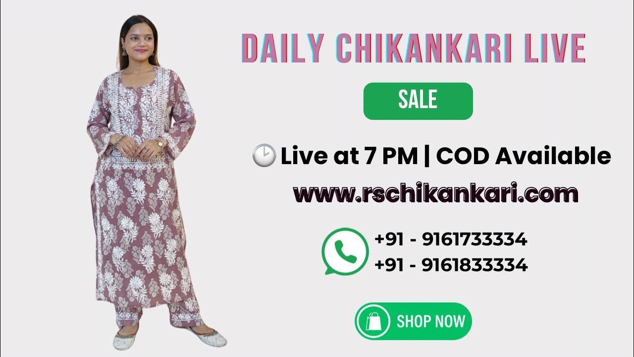 RS Textile Lucknow | Chikankari Wholesale & Manufacturers | Hand-Woven ...