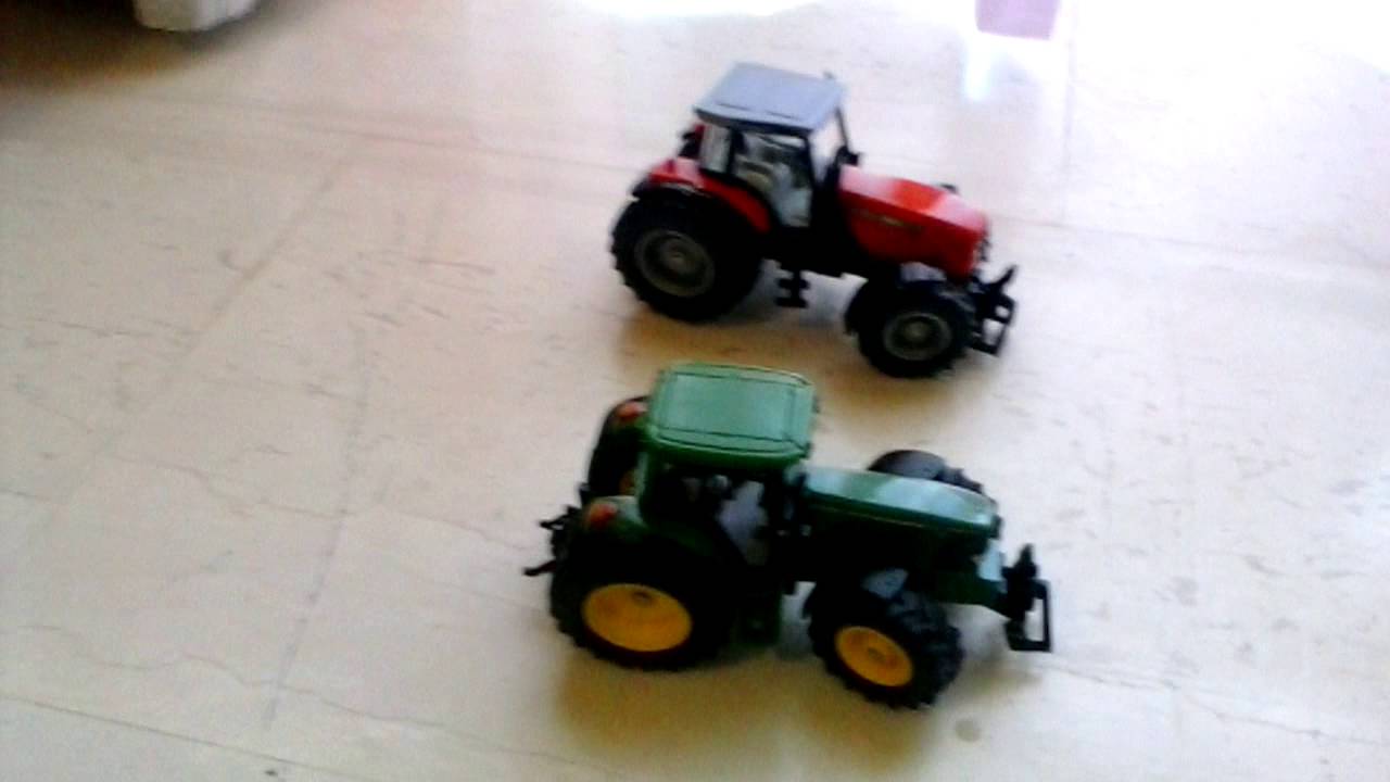 Siku john deere 6920 s and massey ferguson 8280 - YouTube