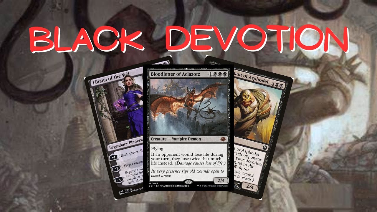 Mono Black Devotion | Magic The Gathering (MTG) | Lost Caverns of ...