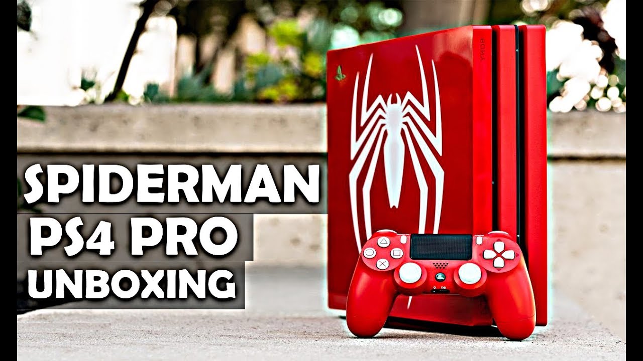 PS4 PRO SPIDERMAN LIMITED EDITION | Unboxing of a gem | - YouTube