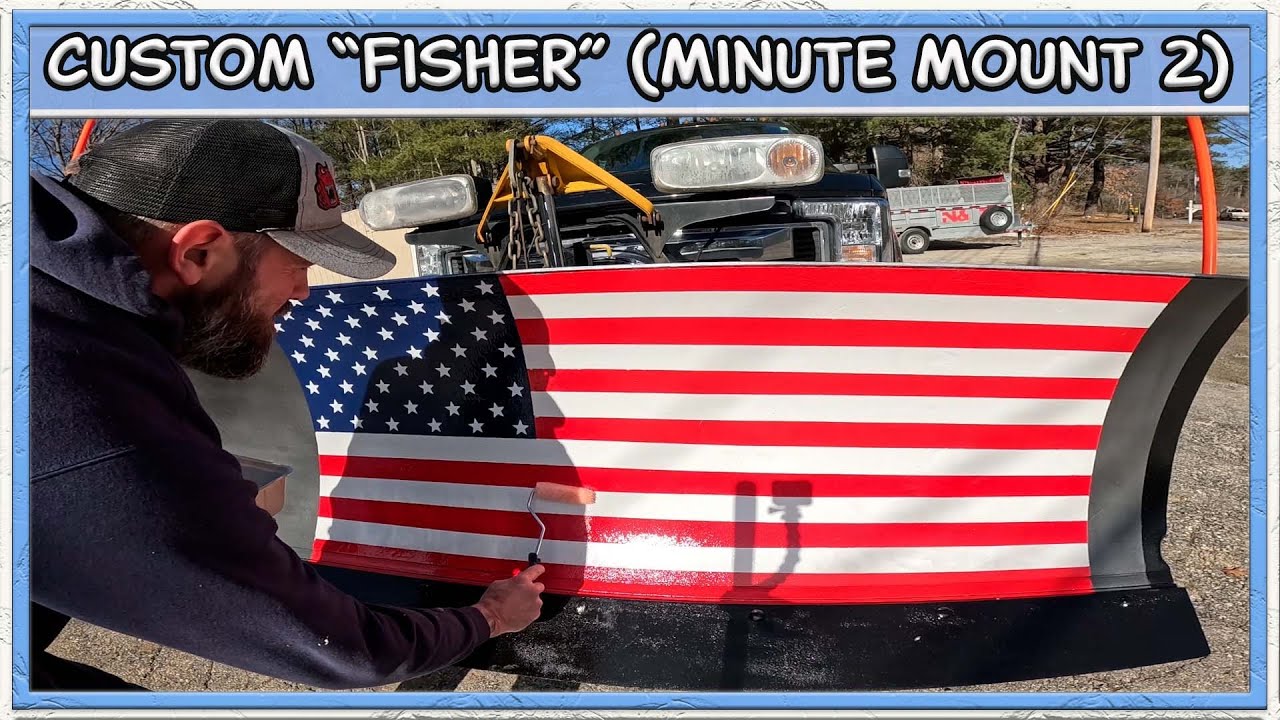 I Painted the American Flag on My Snow Plow... - YouTube