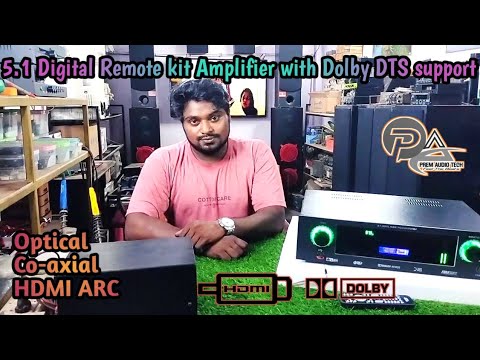 5.1 Digital Remote kit Amplifier with Dolby DTS surround Support/Order ...