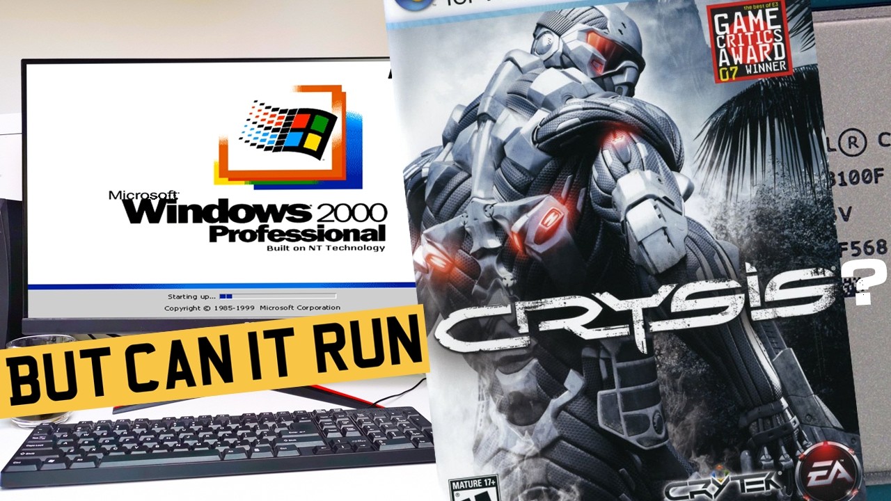 Windows 2000 on a 13th Gen CPU?! Now we can run Crysis... But It Wasn't ...