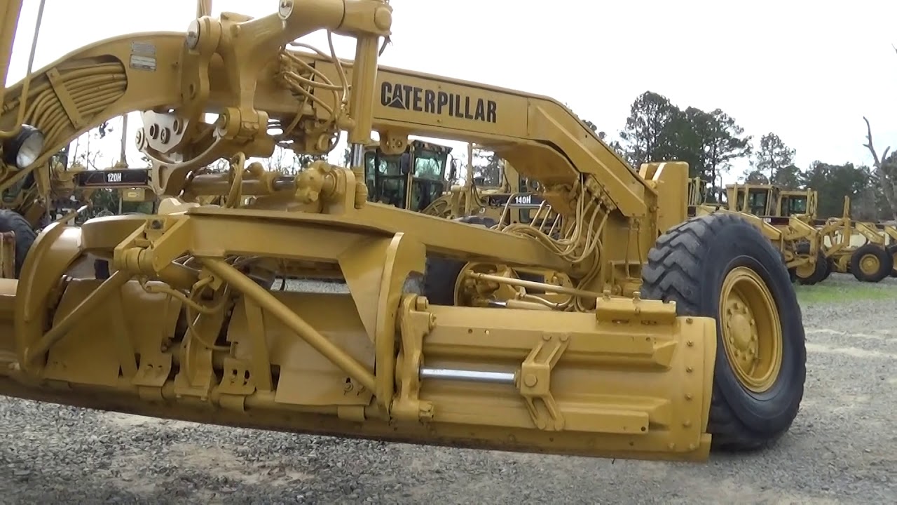 1990 CAT 140G SN 72V13282 - YouTube
