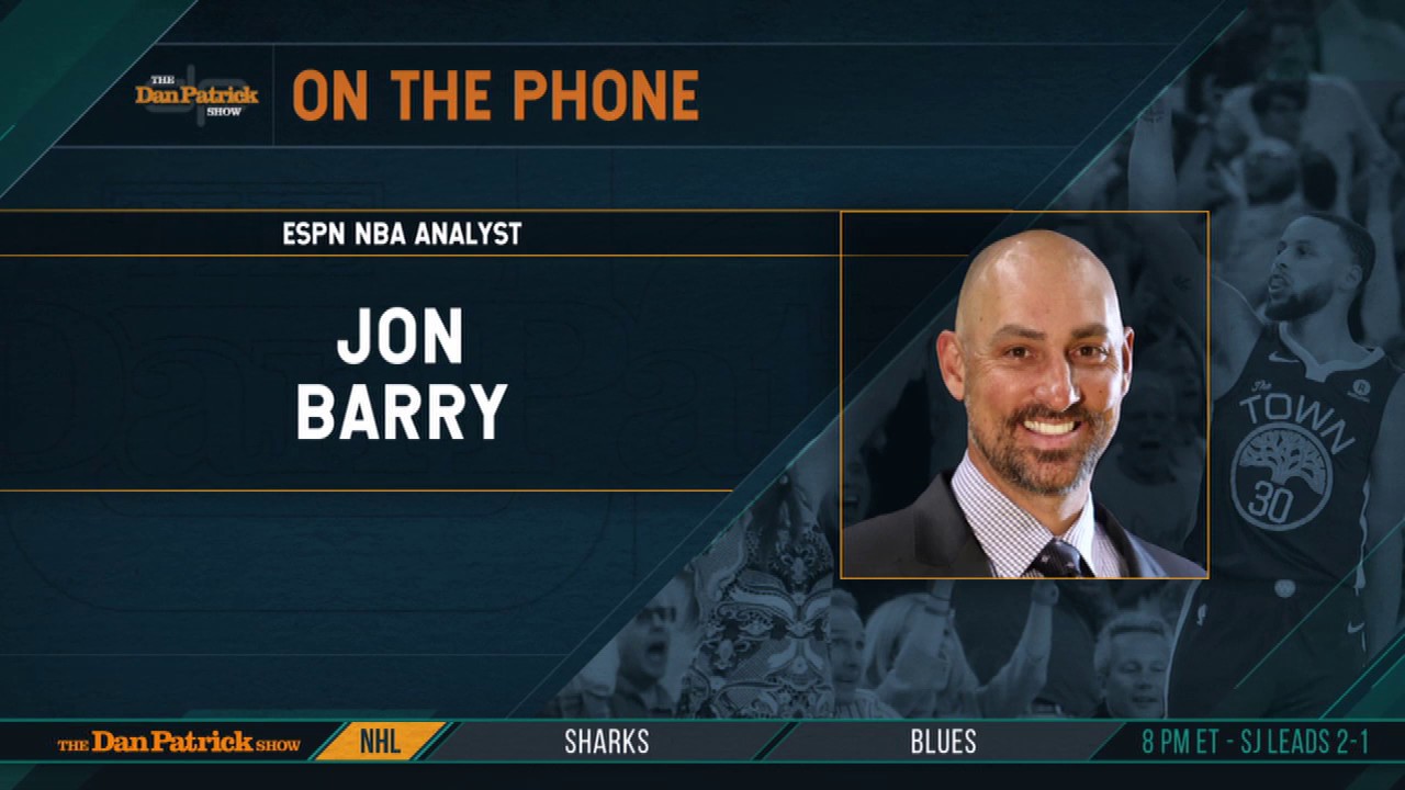 ESPN’s Jon Barry Talks Warriors-Blazers, Zion & More w/Dan Patrick ...