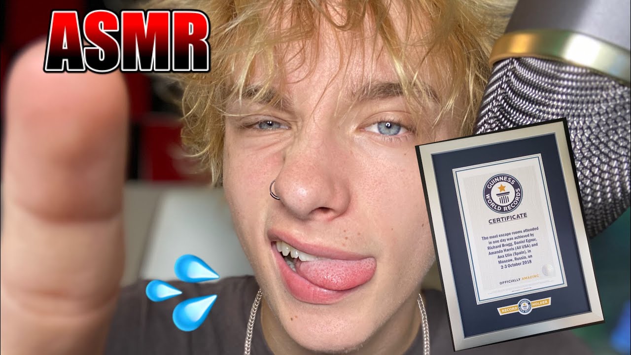 ASMR - WORLD RECORD MOUTH SOUNDS💦 (fastest, visual triggers) - YouTube