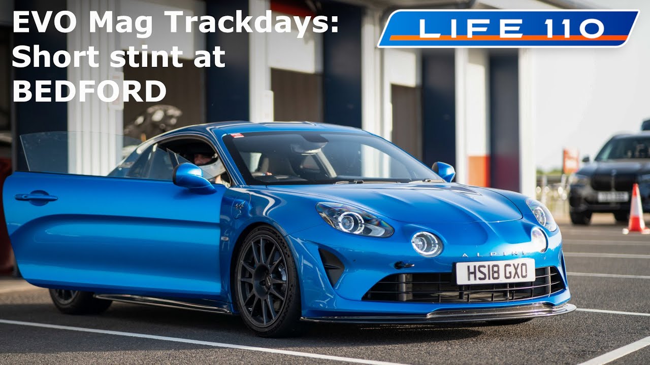 Bedford Autodrome with the Life110 Alpine A110, at EVO Magazine ...