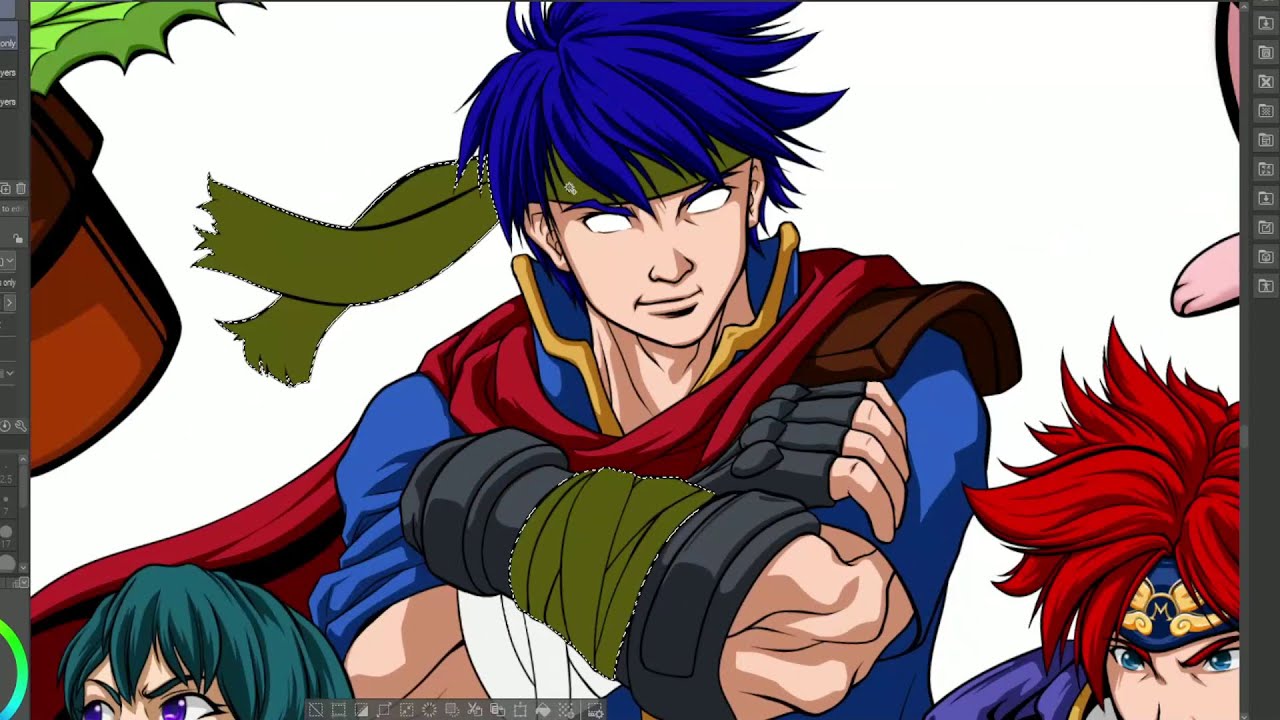 Ike Super Smash Bros Drawing