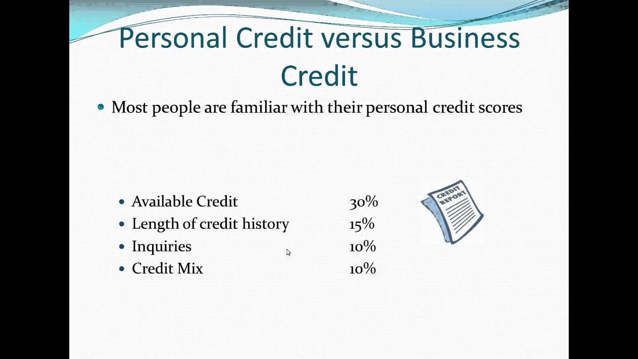 How to build an exceptional business credit profile and score - YouTube