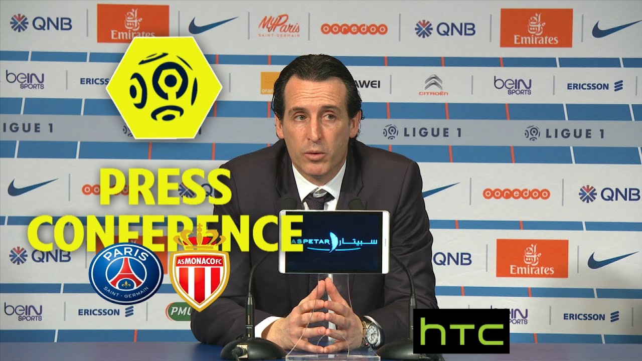 Press Conference Paris Saint-Germain - AS Monaco (1-1) / 2016-17 - YouTube