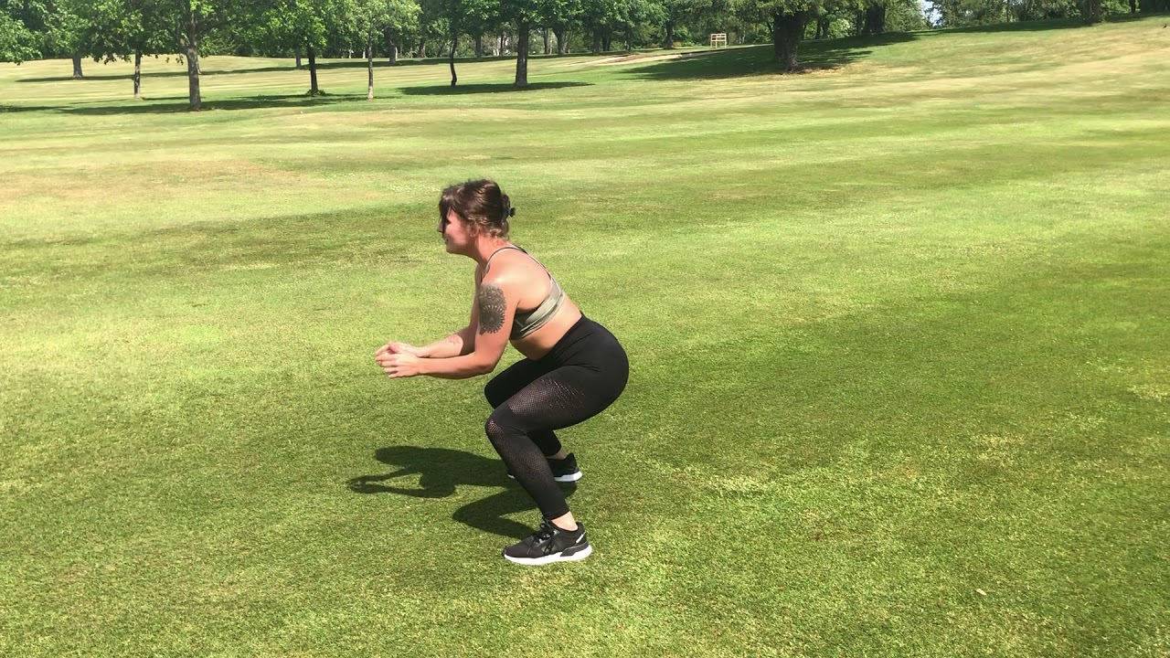 Half burpees - YouTube