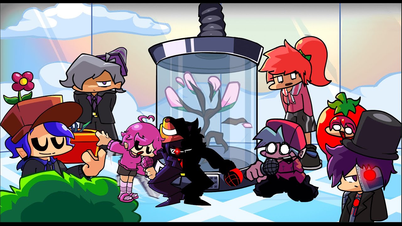 fnf mod among us pero vercion humano XD - YouTube