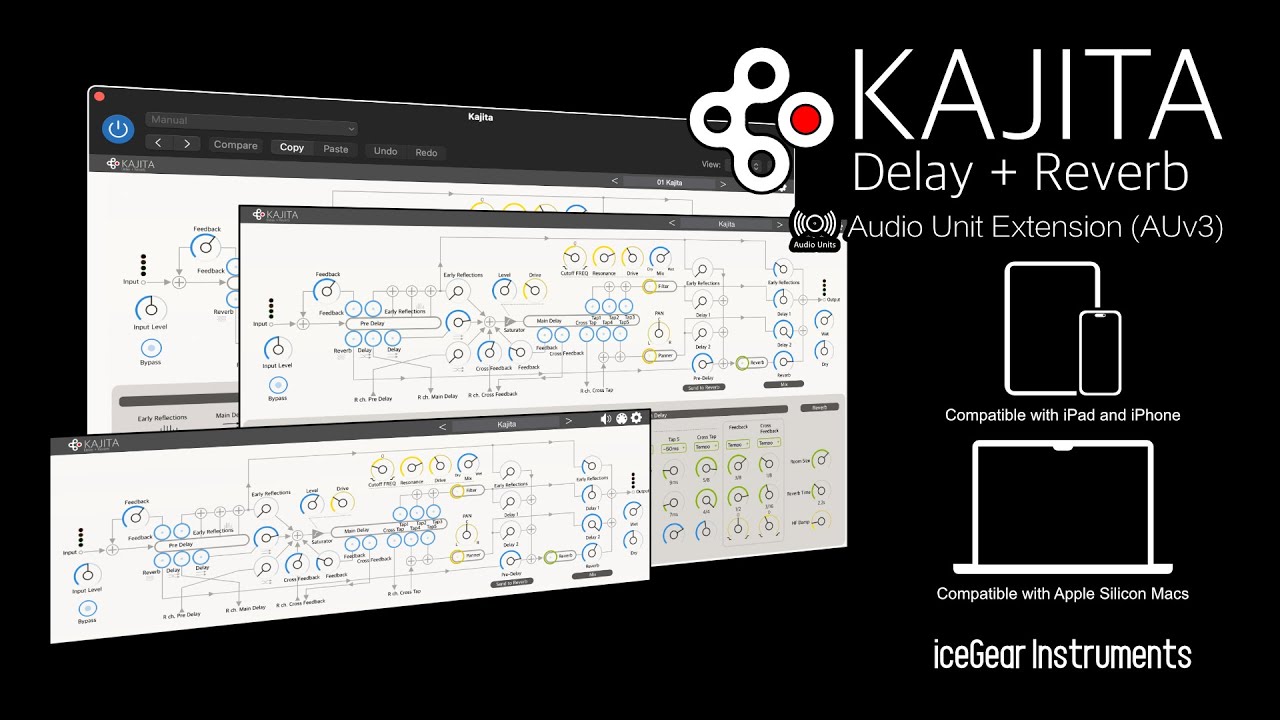Kajita - Delay + Reverb - AUv3 Plugin Effect - YouTube