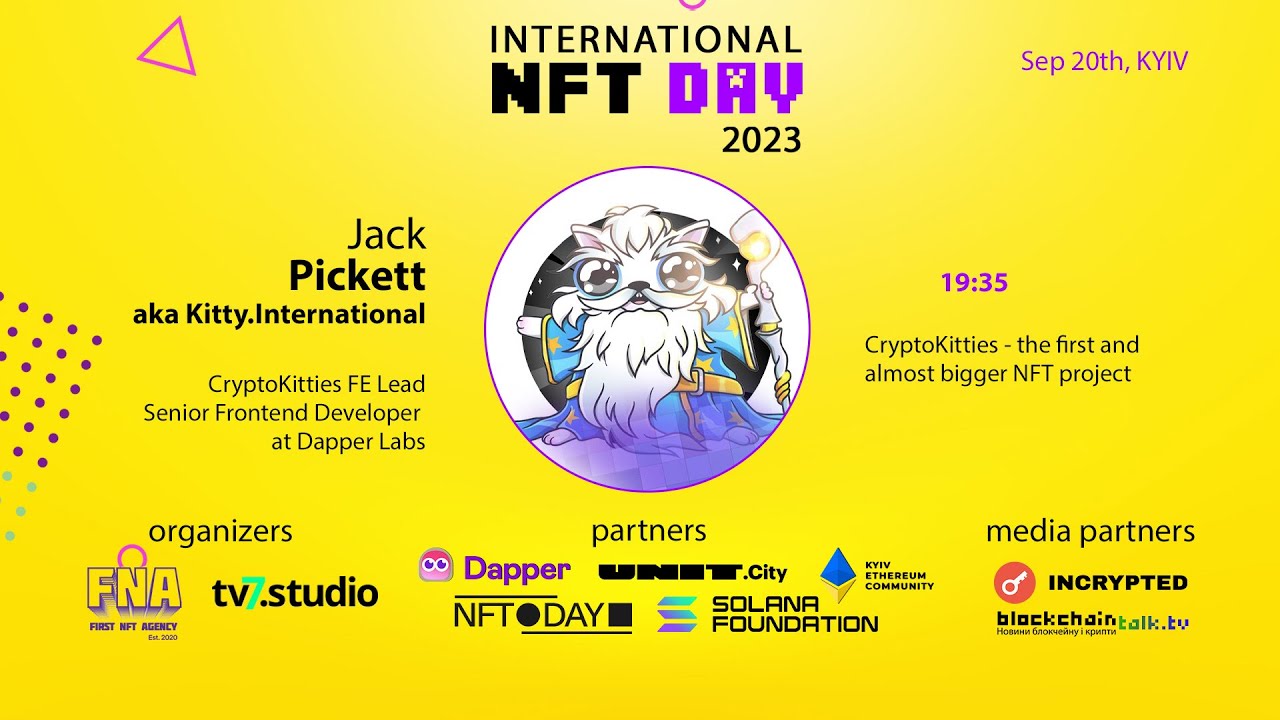 International NFT Day 2023. Jack Pickett - YouTube
