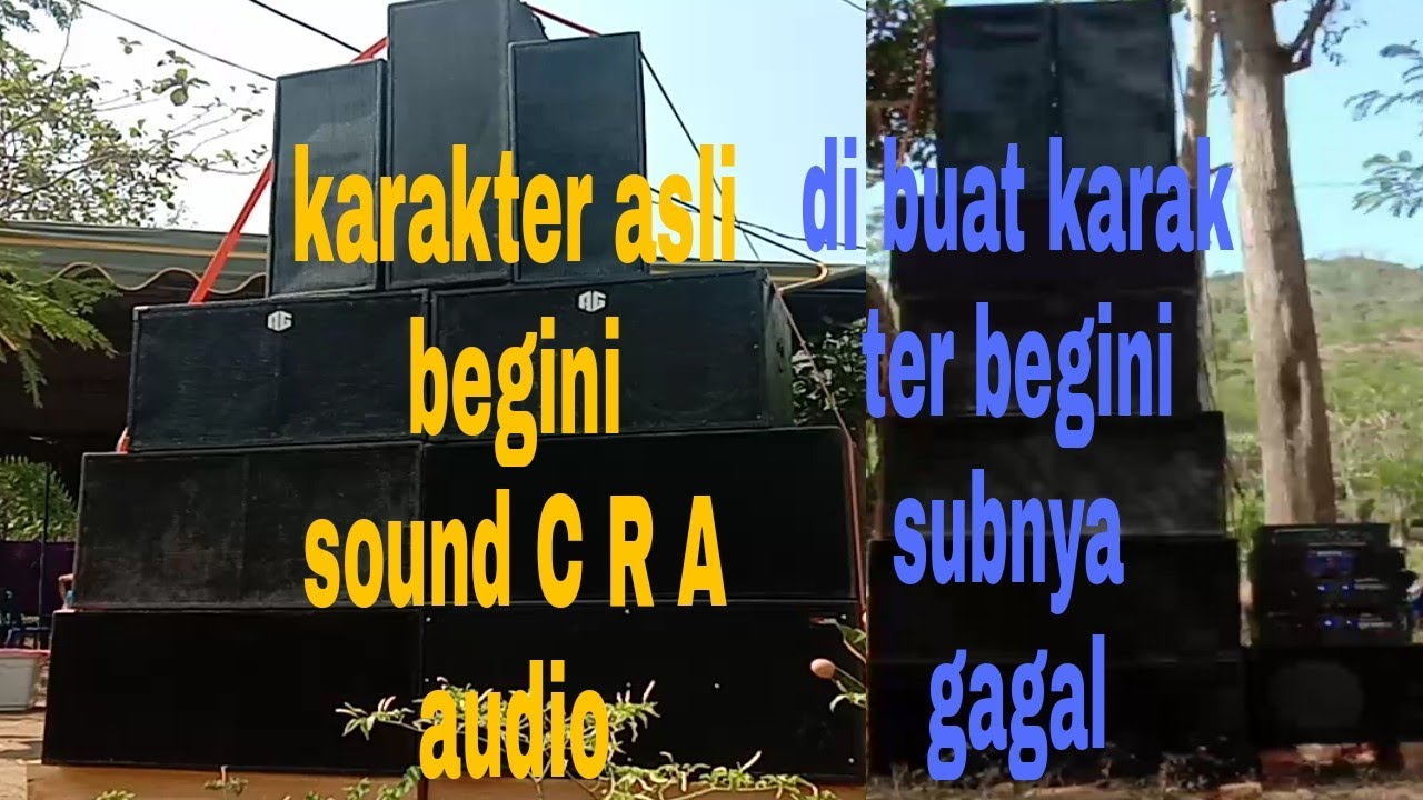 cek sound C R A audio pendatang baru full spiker sinar baja#horeg ...