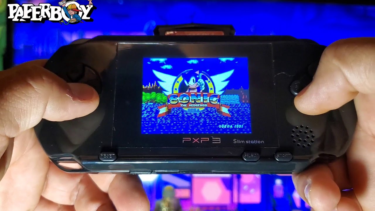 The PXP 3 Slimstation/PSP KNOCK-OFF/SEGA EMU-GAMEPLAY - YouTube