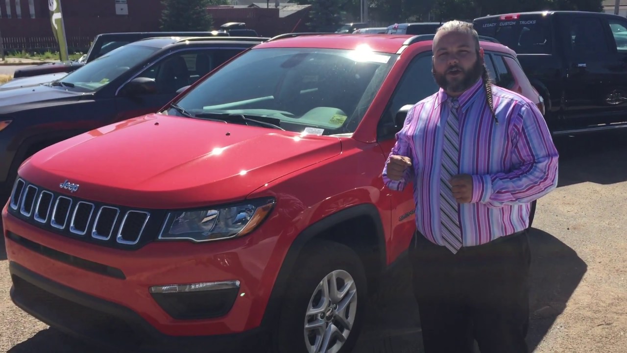 NEW 2017 Jeep Compass in Spitfire Orange | Taber, AB - YouTube