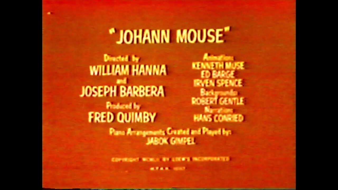 Tom and Jerry - Johann Mouse (1953) (1965 CBS TV print with remastered soundtrack) - YouTube